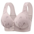 Bras for Women Full Coverage Front Large Size No Ring Gathering Anti ...