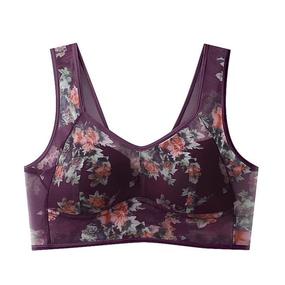 Bras for Women Full Coverage High Support Adjustable Strap Full ...