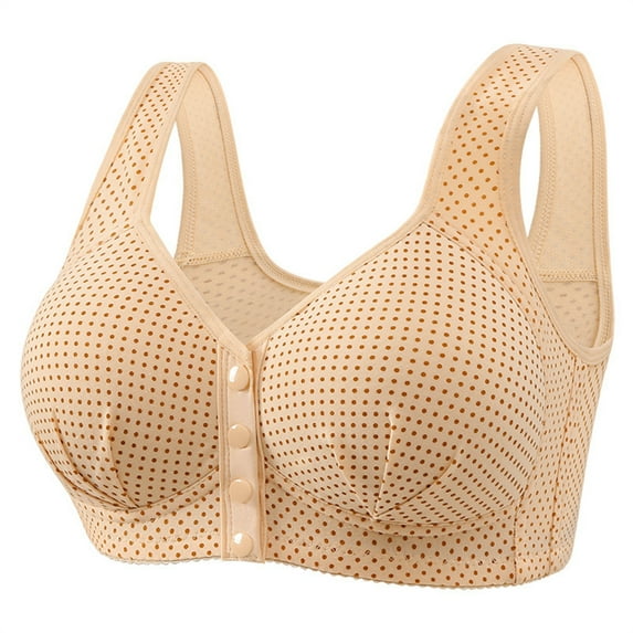 Bras for Women Full Coverage Lace Front Shaping Cup Adjustable Shoulder ...