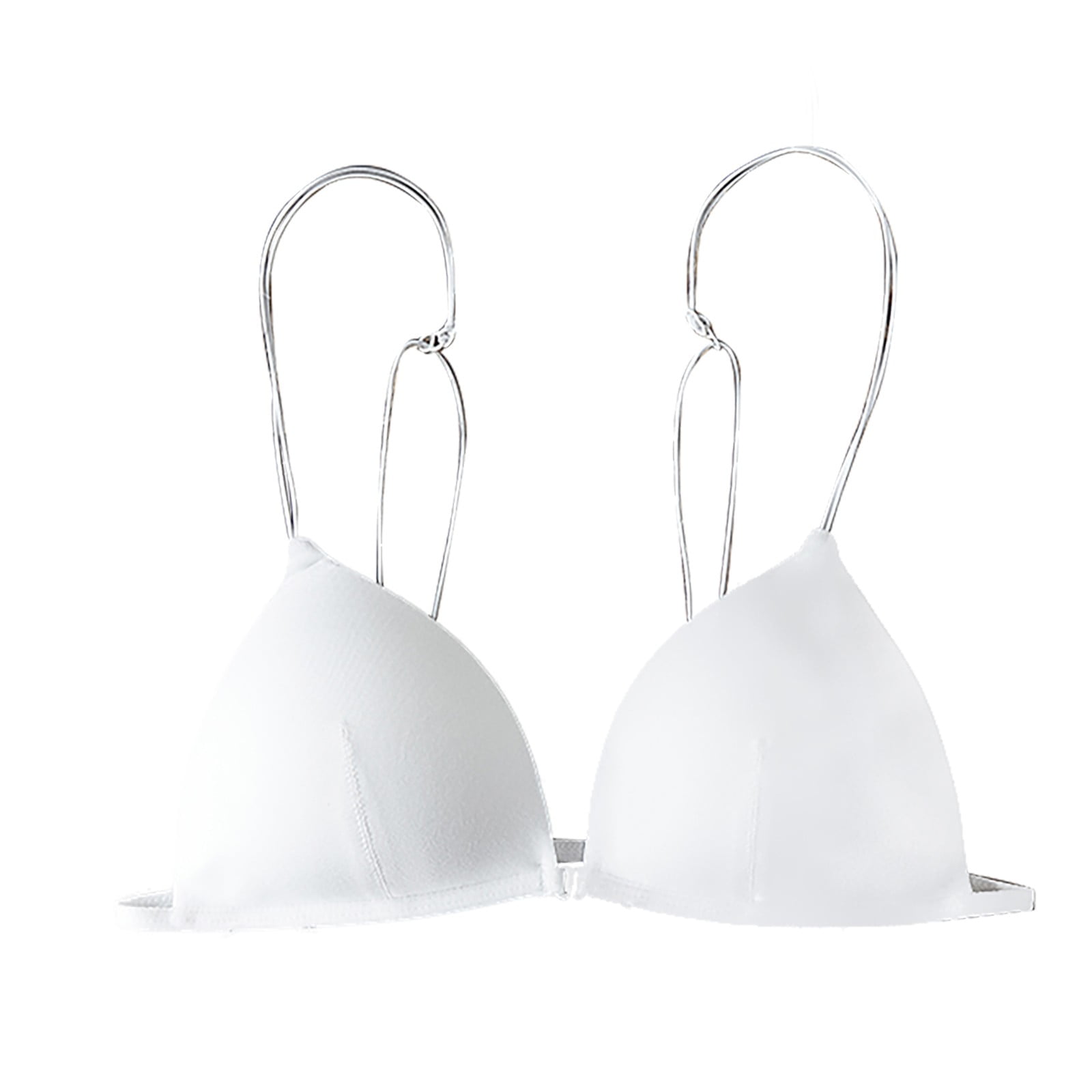 Bras for Women Full Coverage Stretch Triangle lette Comfortable Push Up ...