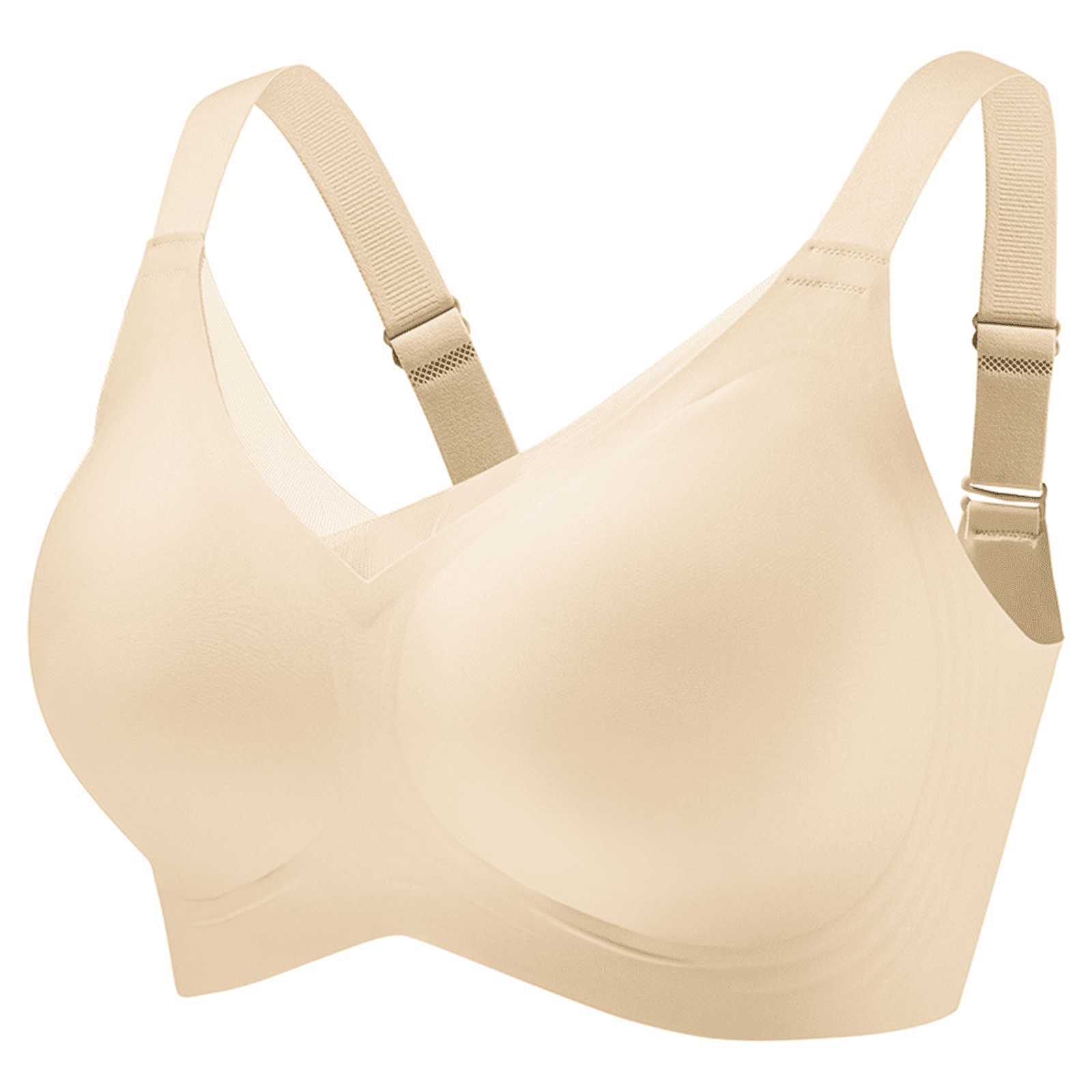 Bras for Women Full Coverage Wireless Jelly No Underwire Supportive ...