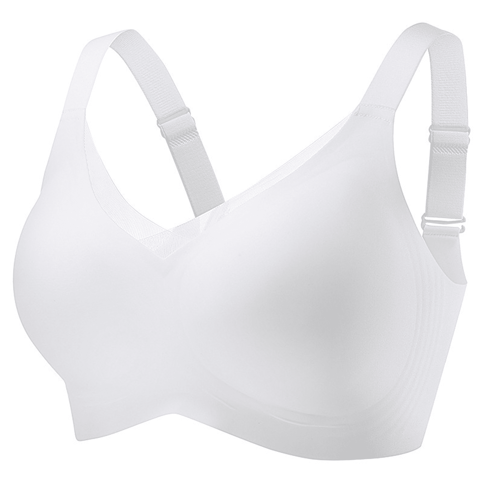 Bras for Women Full Coverage Wireless Jelly No Underwire Supportive ...