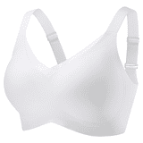 Bras for Women Full Coverage Wireless Jelly No Underwire Supportive ...