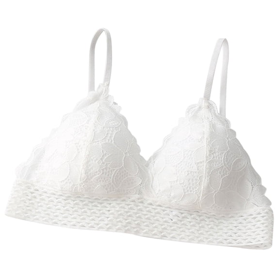 Bras for Women,Lace Triangle Cup Bralette Thin Style Back Wrap Front ...