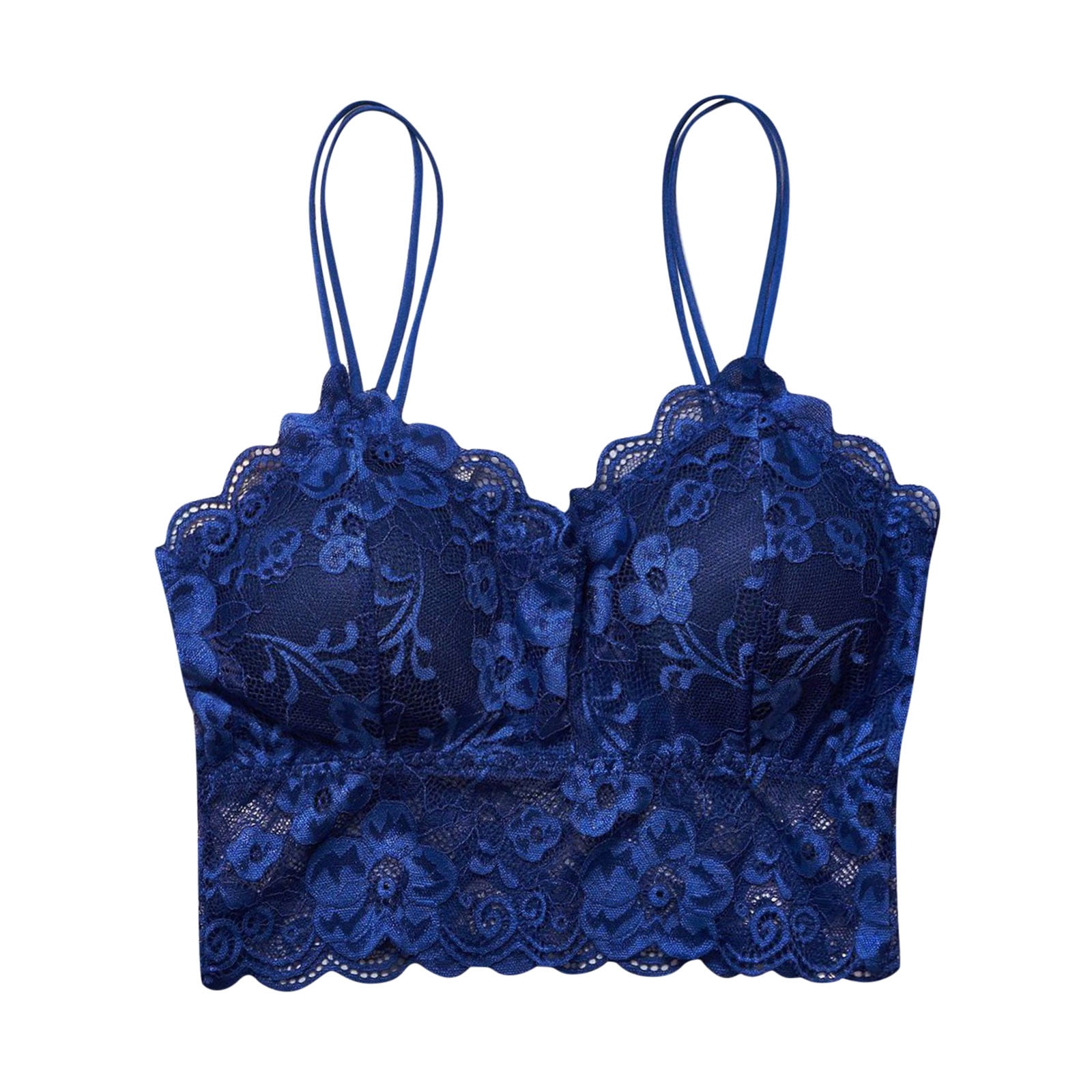 Bras for Women Ladies' Lace Strapless Underwear Strapless Padded Back ...
