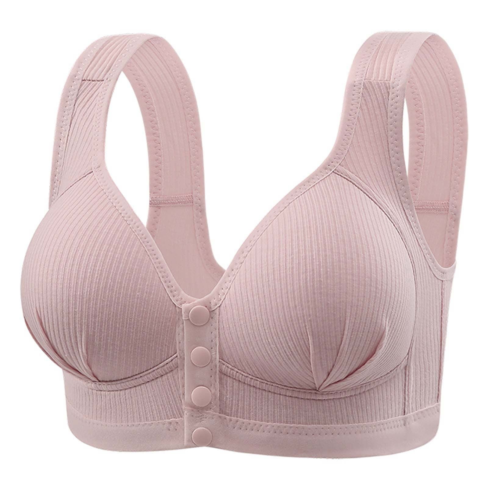 Bras for Women Large Bust, Lace Frongt Shaping Cup Adjustable Shoulder ...