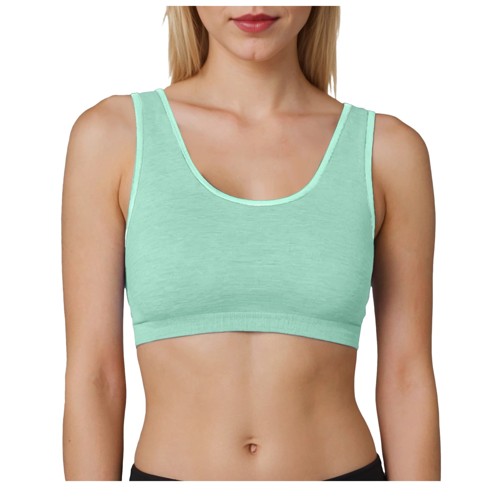 Bras for Women Large Size Loose Fit Bras for Women Women's Cotton Tank Bra Comfort and ...