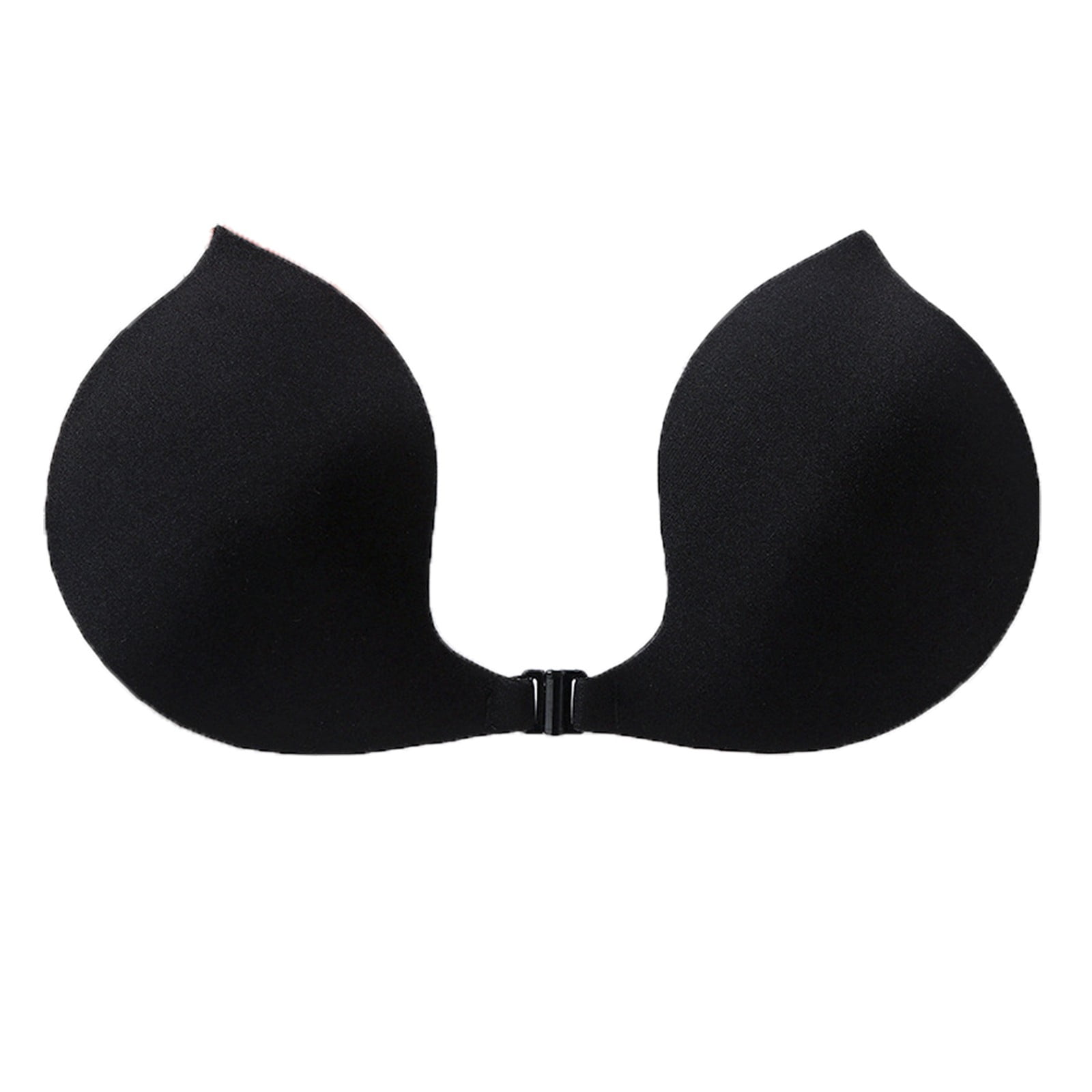 Bras for Women Lift Sticky Bra Strapless Front Button Push Up Silicone ...