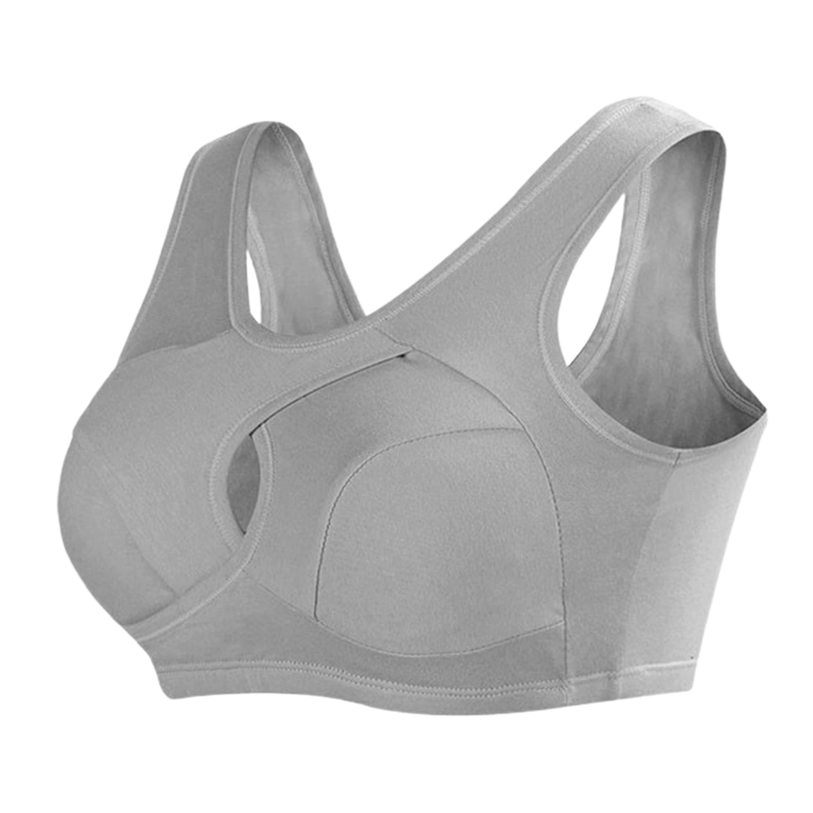 Bras for Women Low Impact Sports Bra Women's Comfortable Solid Color ...