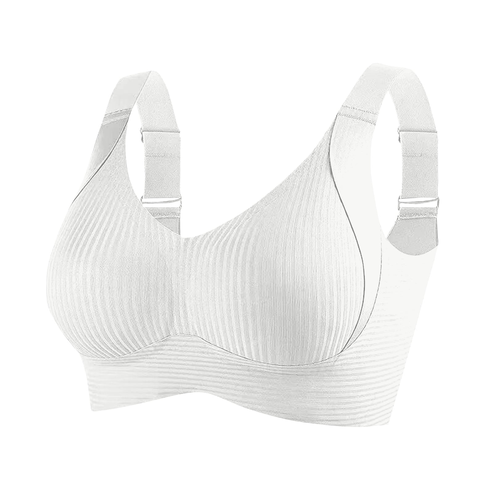 Bras for Women No Underwire Full Coverage Adjustable Bra Comfort ...