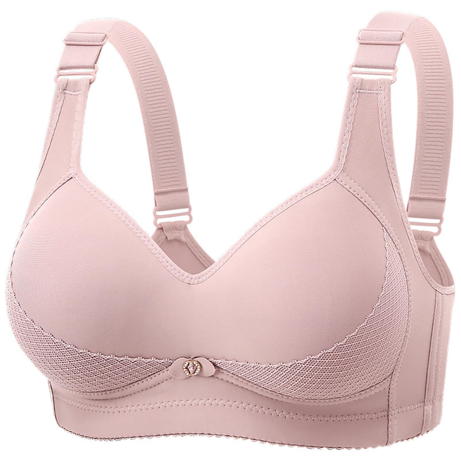 Bras for Women No Underwire Full Coverage Bra Comfortable Seamless ...