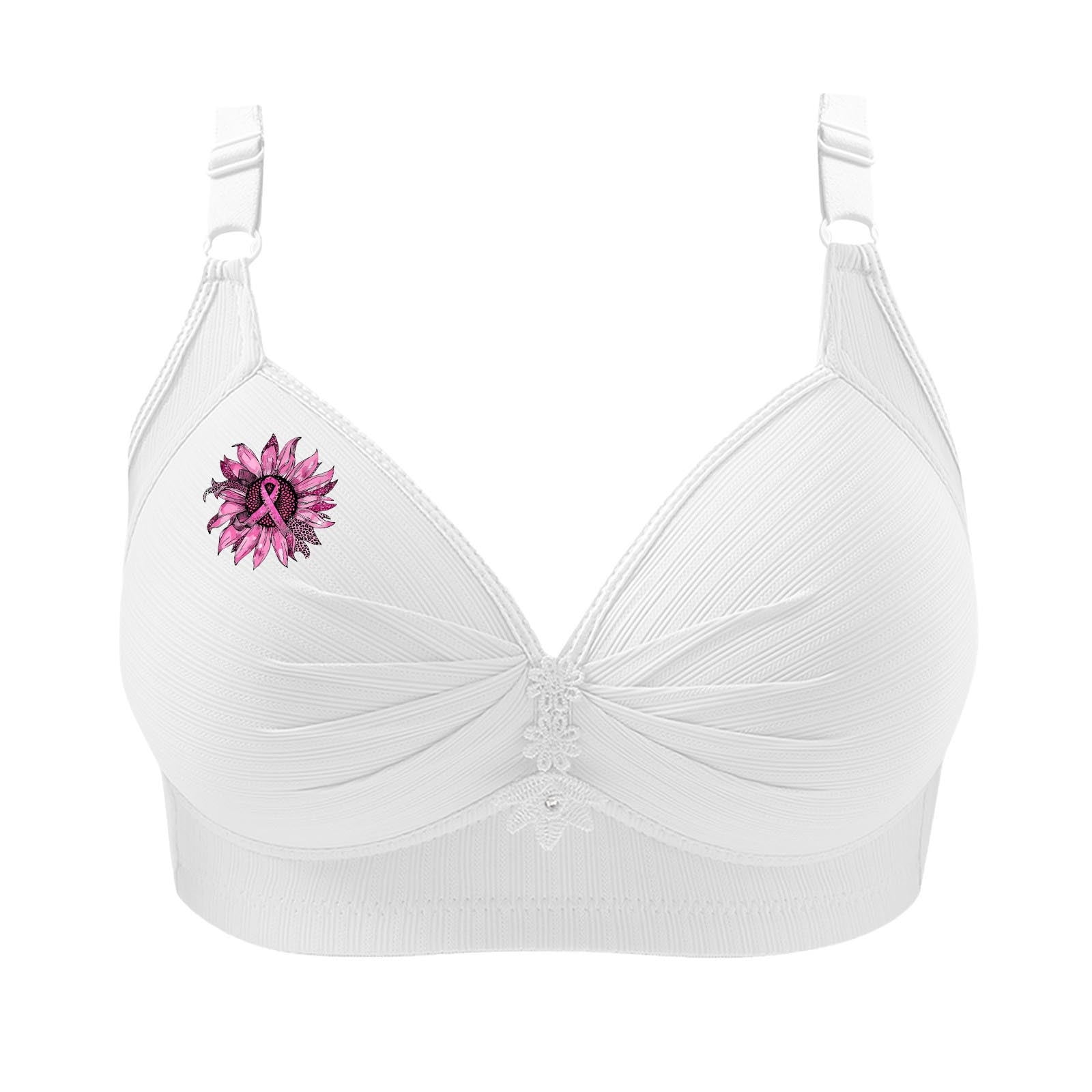 Bras for Women No Underwire Plus Size Push Up Full Coverage B/C Cup Bra ...