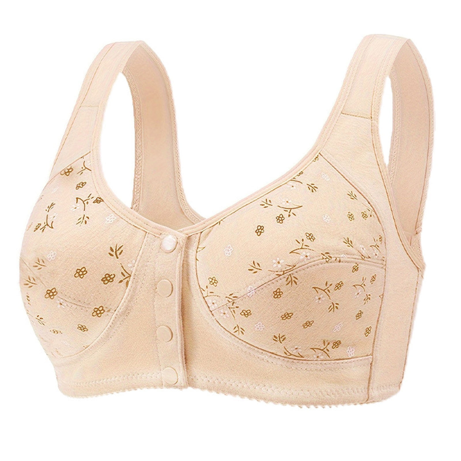 Bras for Women No Underwire, Woman's Printing Thin Style Ventilate ...