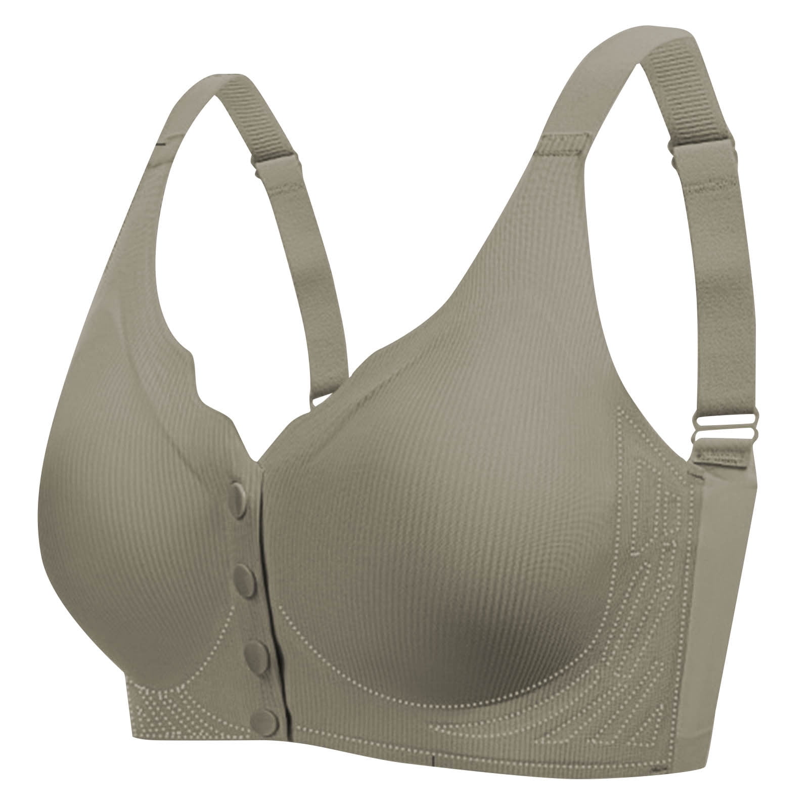 Bras for Women No Underwire, Woman's Solid Color Thin Style Ventilate ...
