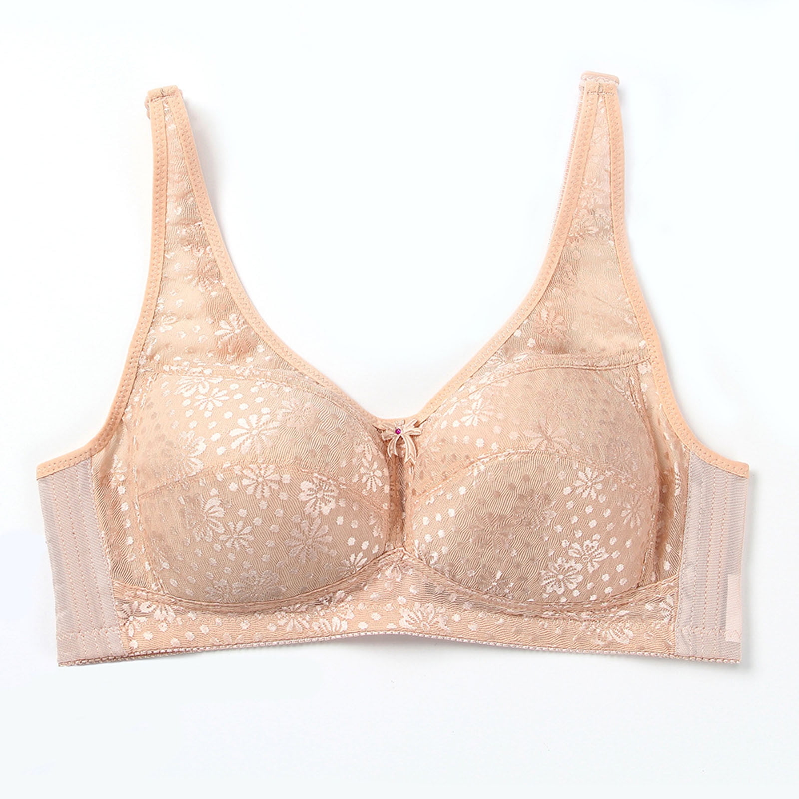 Bras for Women No Underwire, Women's Solid Color Backless Sexy Seamless ...