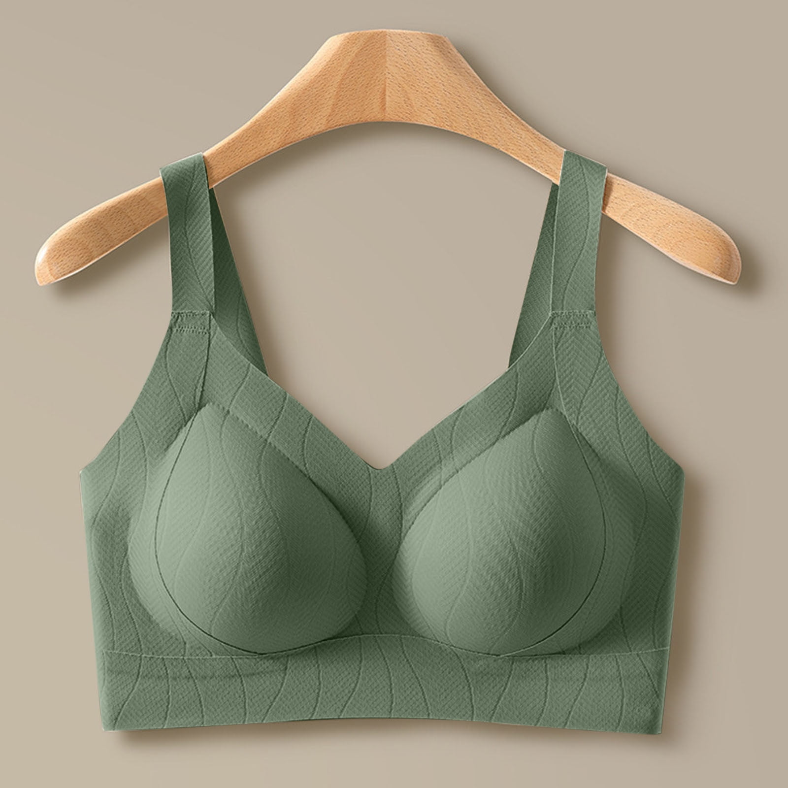 Bras for Women No Underwire, Women's Solid Color Backless Sexy Seamless ...