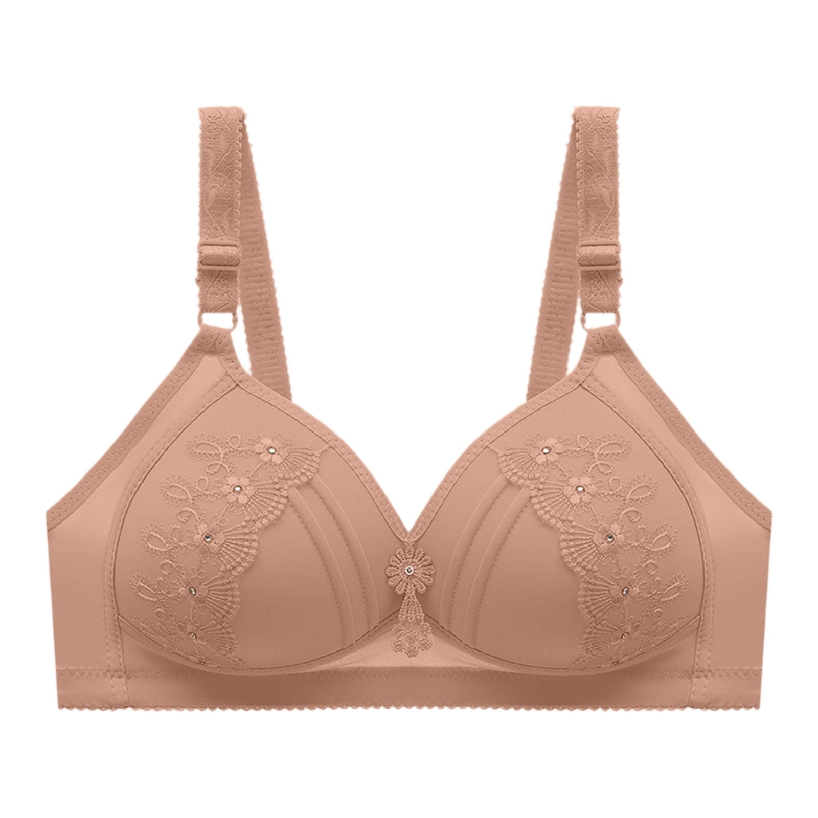 Bras for Women, Nursing Bras, Full Coverage Sexy V-Neck-Bras,No ...