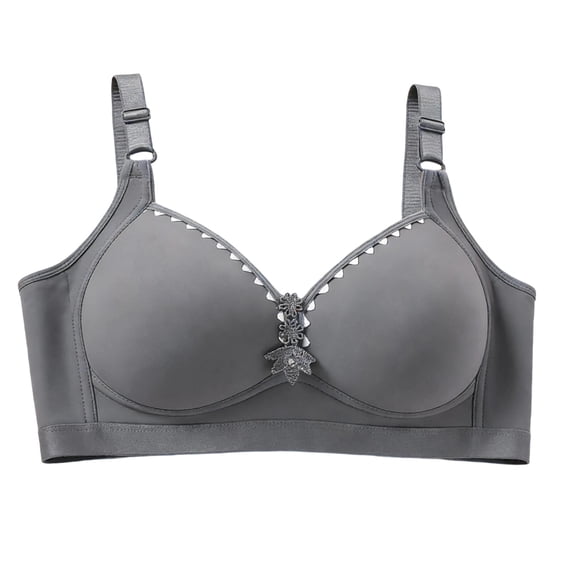 Bras for Women, Plus Size Lace Wireless Bra for Women No Underwire Demi ...