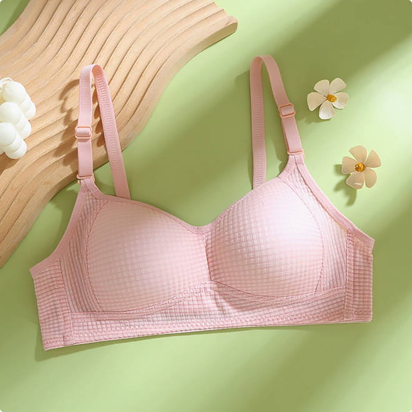 Bras for Women Plus Size, Xunlbb Women's Lingerie Student Girl Gathered ...