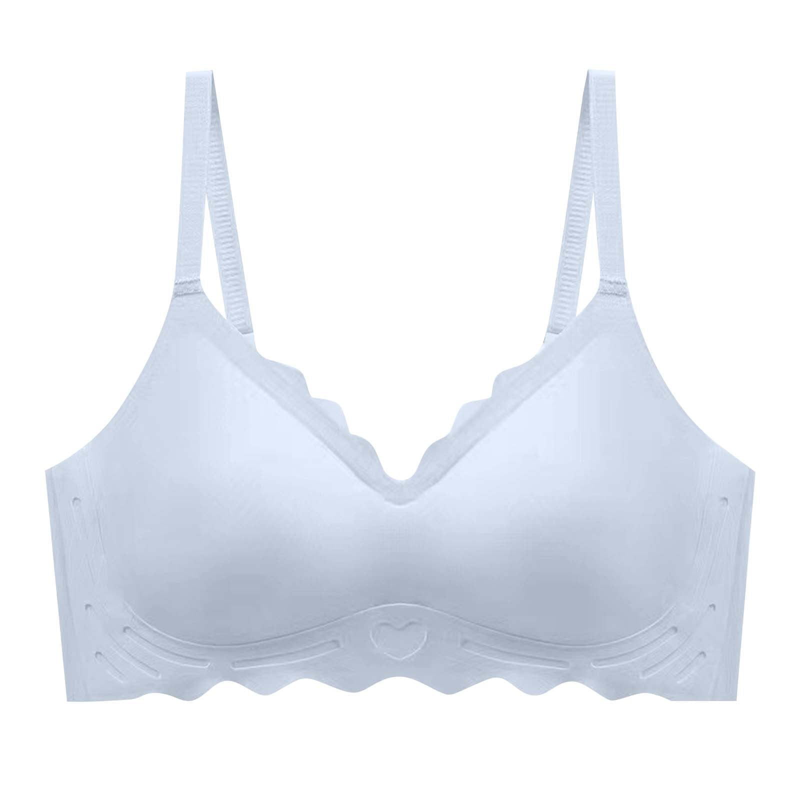 Bras for Women Plus Size, Xunlbb Women's Solid Color Seamless Underwear ...