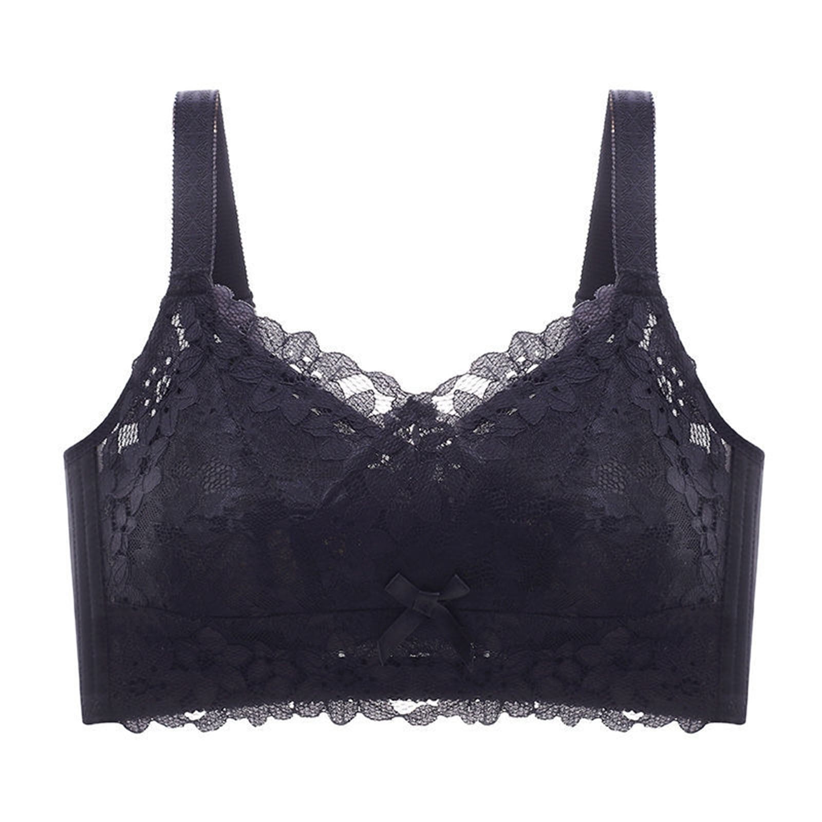 Bras for Women Printing Large Size Full Cup Bra Without Underwire Hold ...