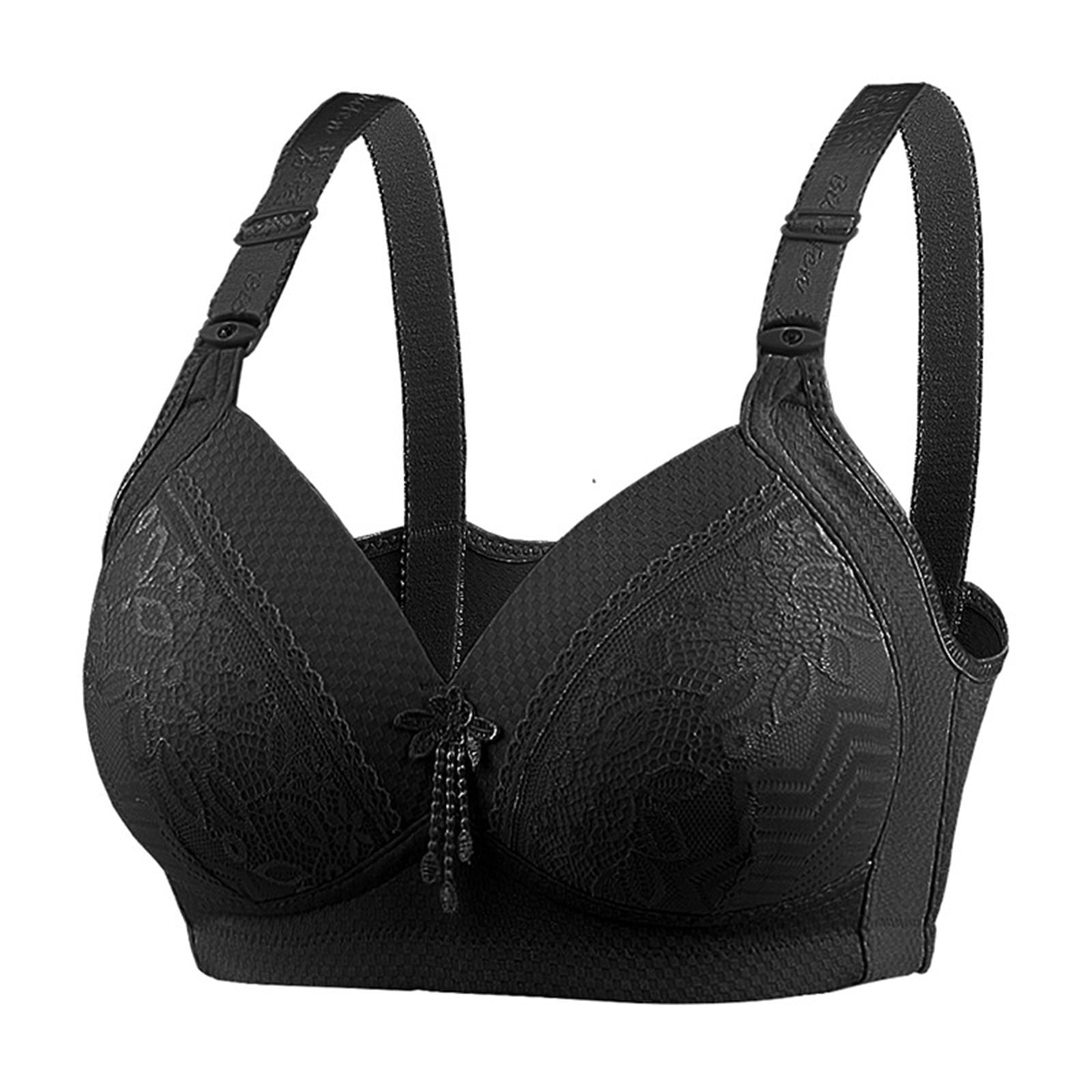 Bras for Women Push Up Bra V Neck Wireless Bralettes Full Coverages T ...