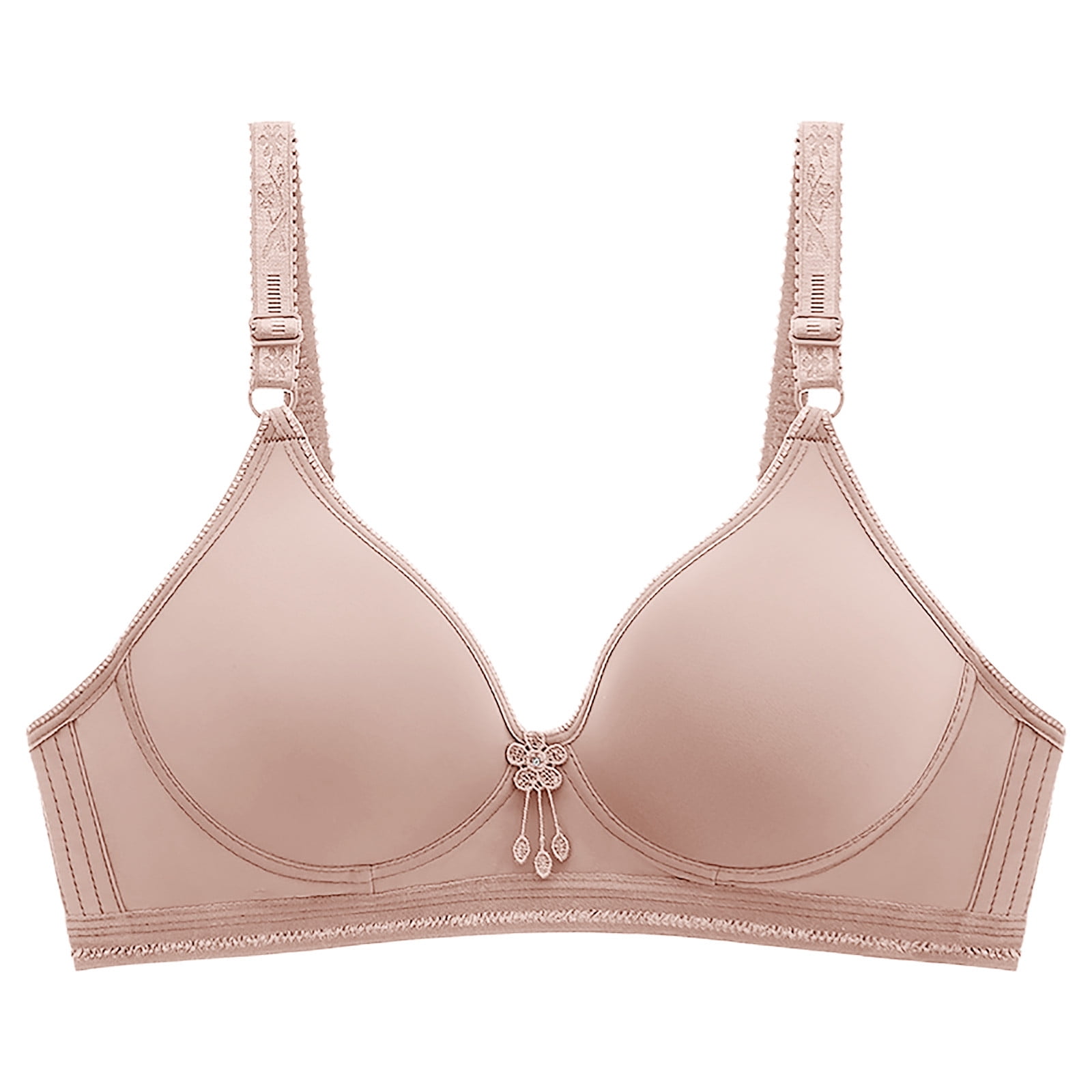 Bras for Women Push up Lightly Lined Bra Feature V-Neck Longline Bra ...