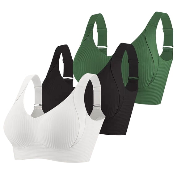 Bras for Women Push up New 3 Pack Women’s Plus Size Bras - Full Cup ...