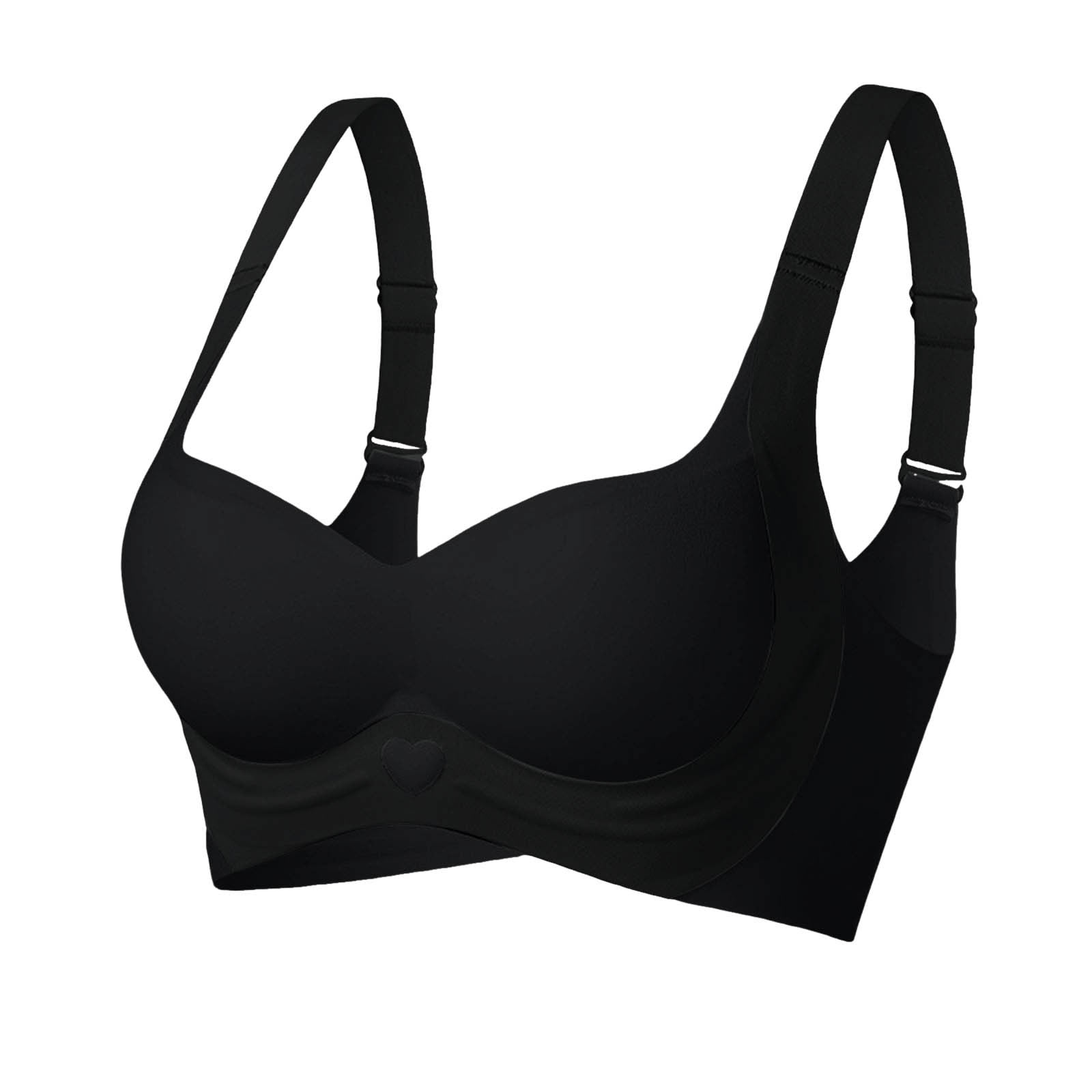 Bras for Women Pushup Bra Anti-Sagging Wire Free Push-Up Bra Super ...