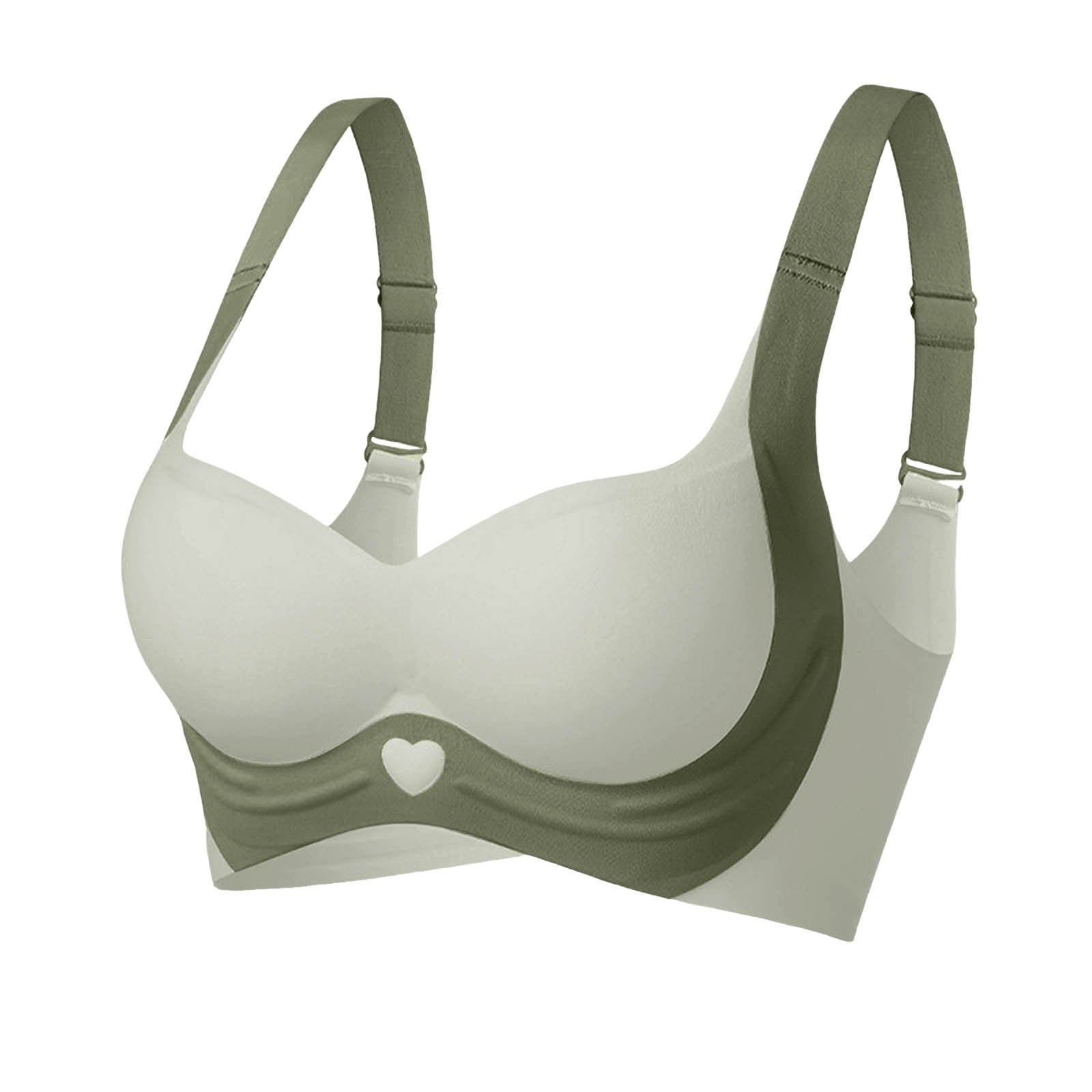 Bras for Women Pushup Bra Anti-Sagging Wire Free Push-Up Bra Super ...