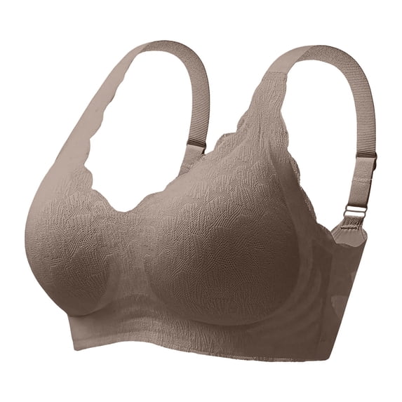 Bras for Women,Seamless Comfort Bra with Convertible Transparent Straps ...