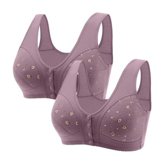 Bras for Women Seamless Comfortable with Scalloped Details and Shoulder ...