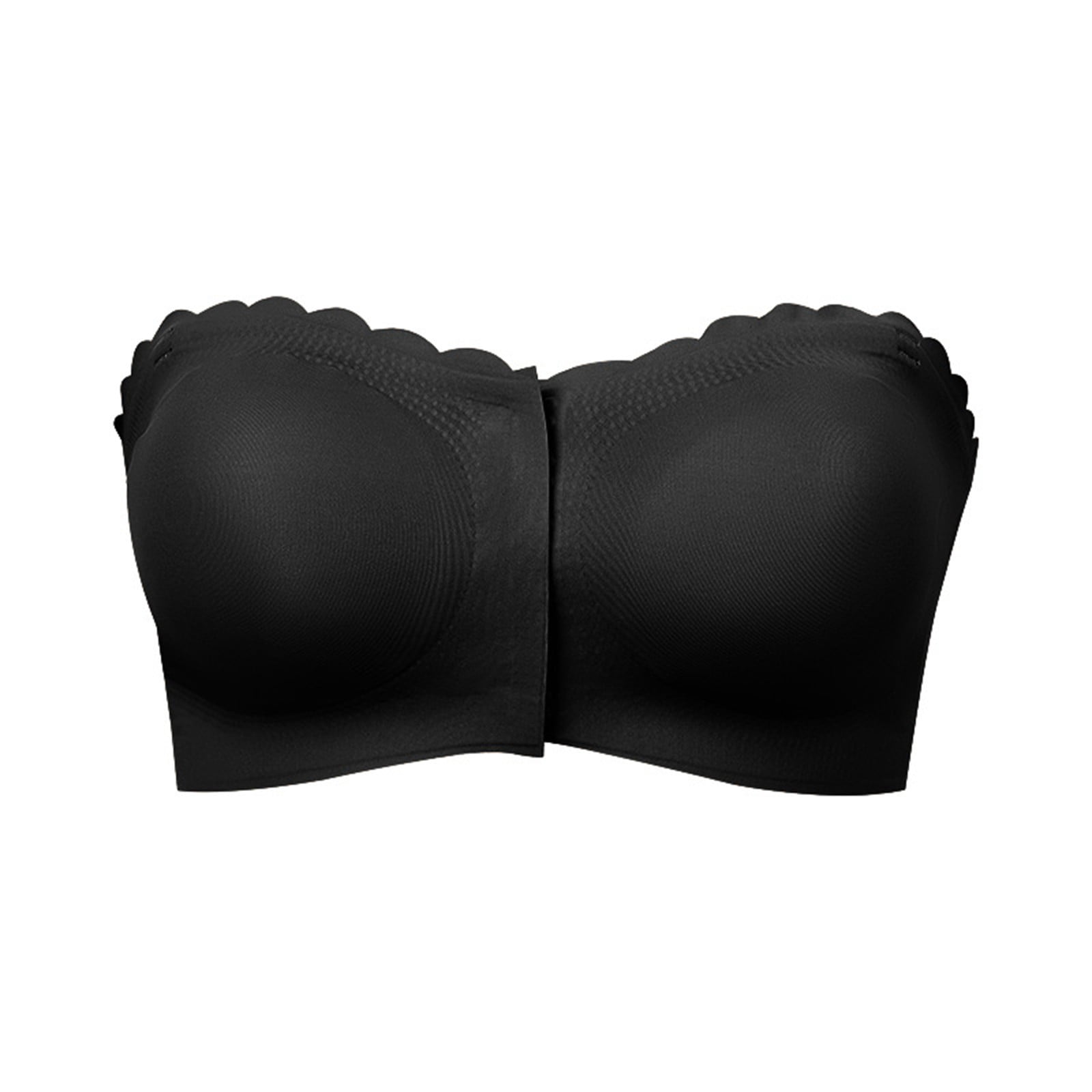 Bras for Women Seamless Comfortable with Scalloped Details and Shoulder ...