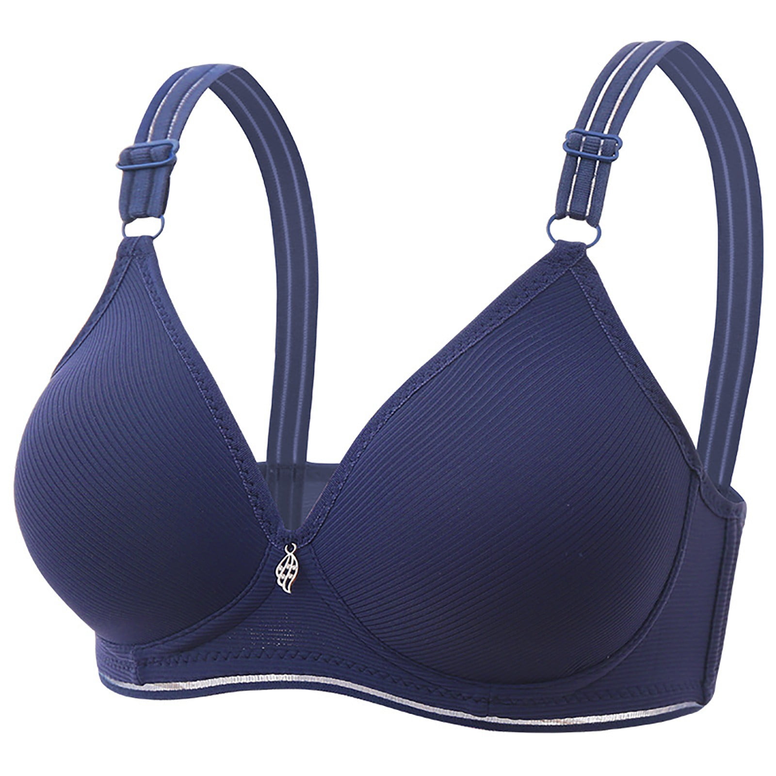 Bras for Women Seamless Comfortable with Scalloped Details and Shoulder ...