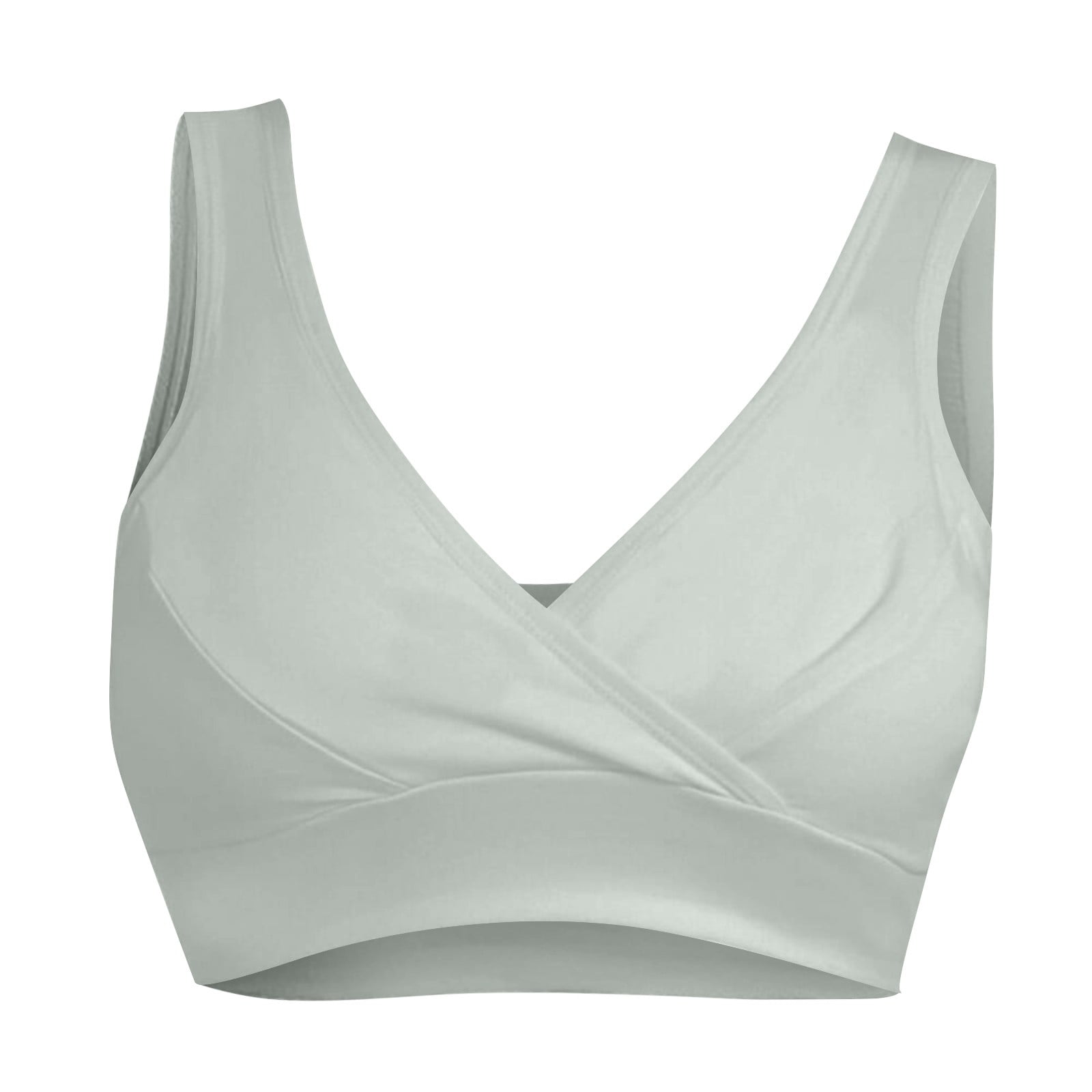Bras for Women Seamless Comfortable with Scalloped Details and Shoulder ...