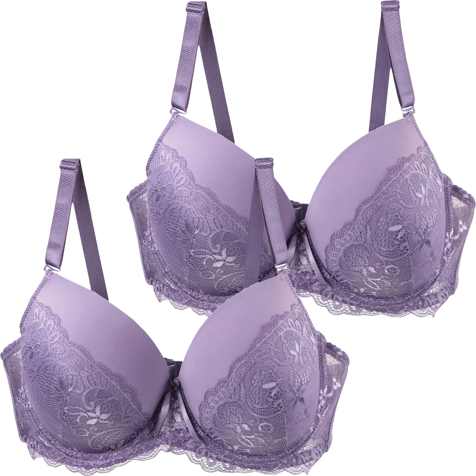 Bras for Women Smoothing Wireless Comfortable Strap Set Sexy Big Tight ...