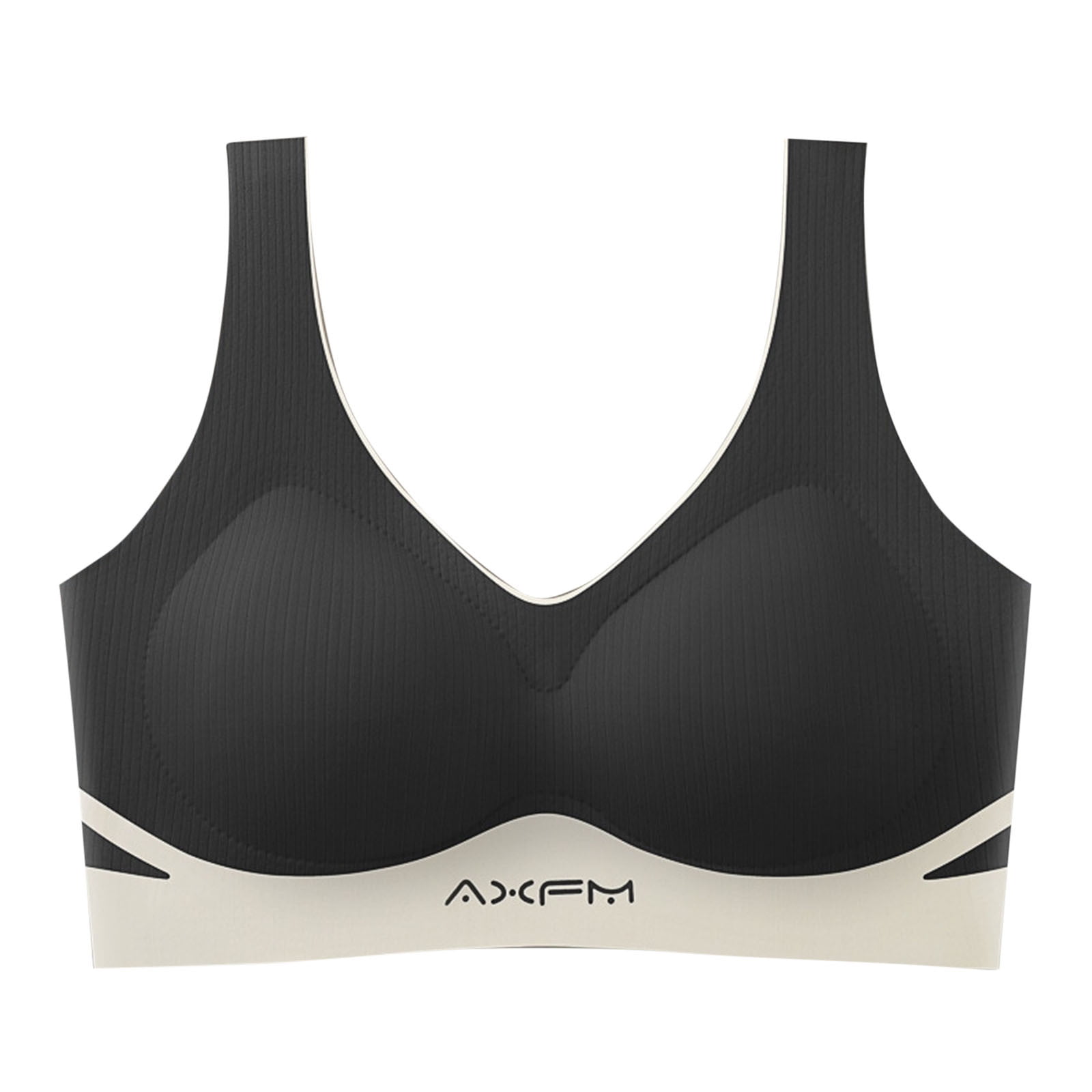 Bras for Women Solid Color Backless Sexy Seamless Push-Up U-Shaped ...