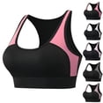 Bras for Women Sports Strong Support Large Size Back Padded Fitness ...