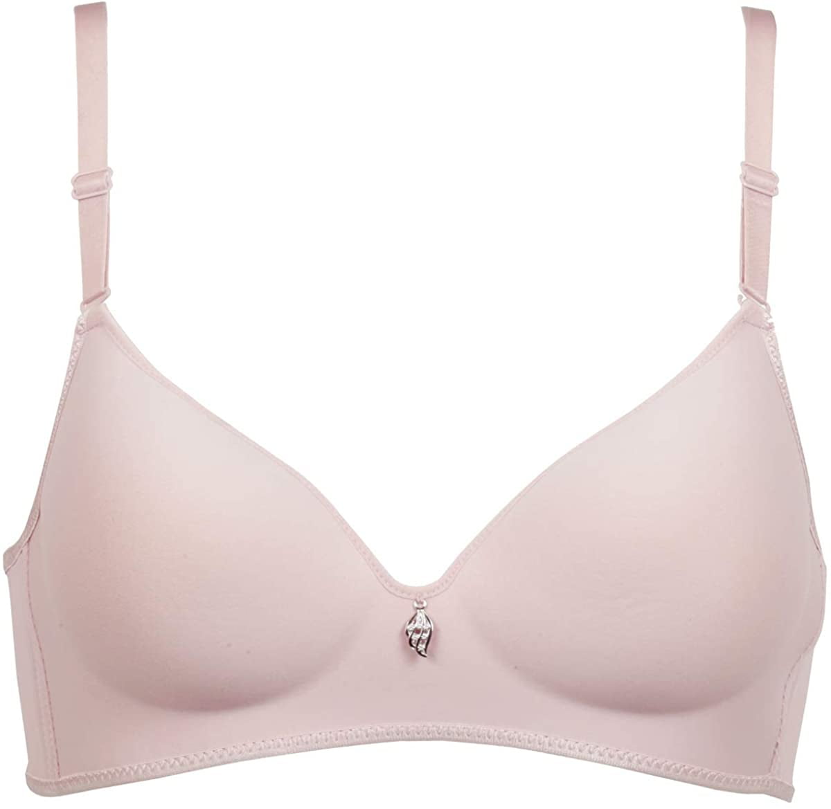 Bras for Women, Wirefree Bra, Padded Everyday Contour Bras Light Pink ...