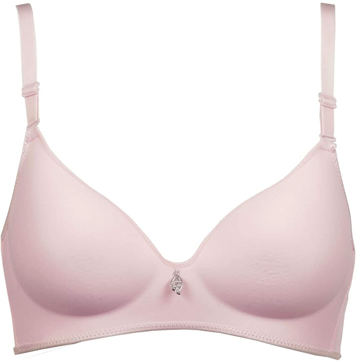 Bras for Women, Wirefree Bra, Padded Everyday Contour Bras Pink 40C ...