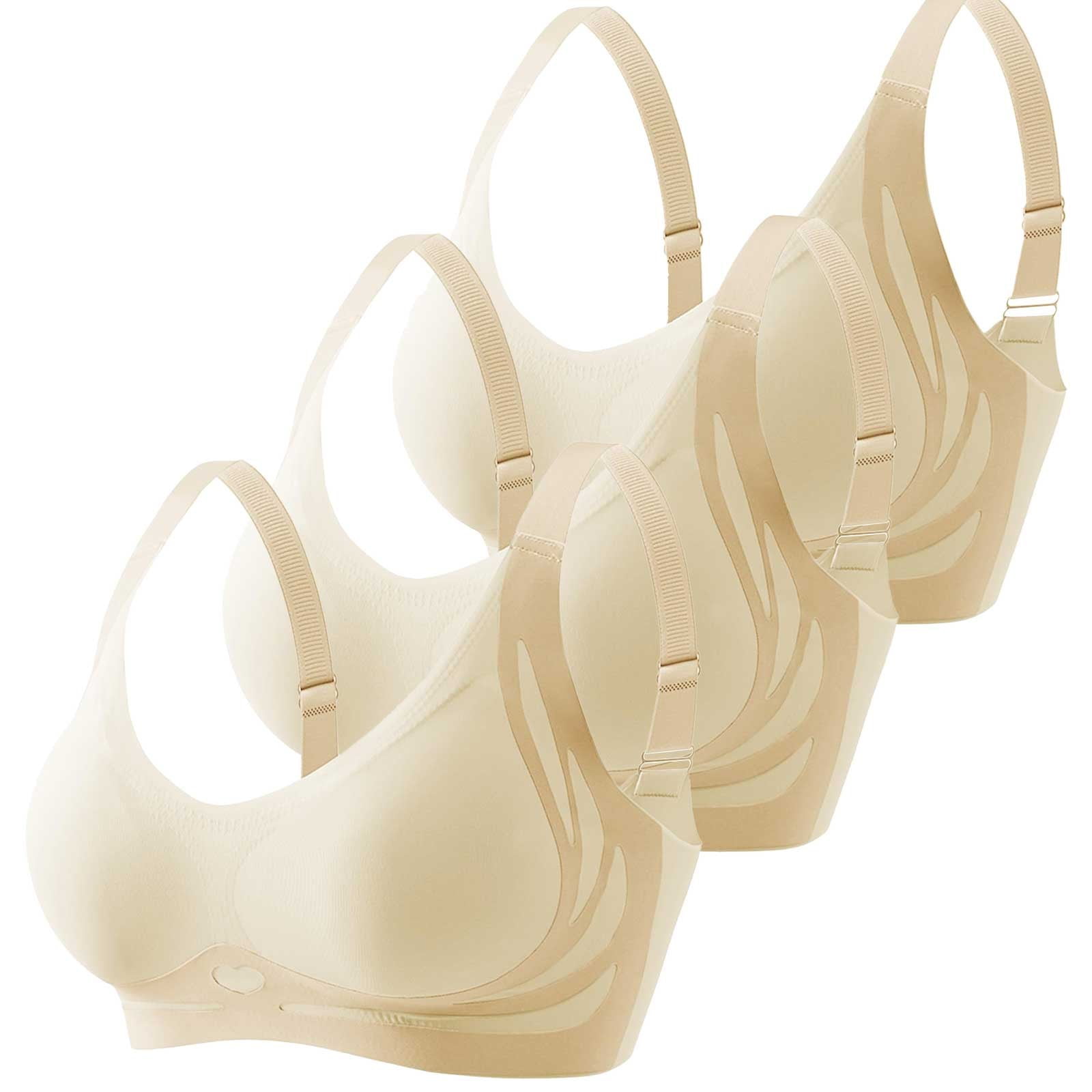 Bras for Women Wirefree Smoothing Available wireless Anti Sagging Full ...