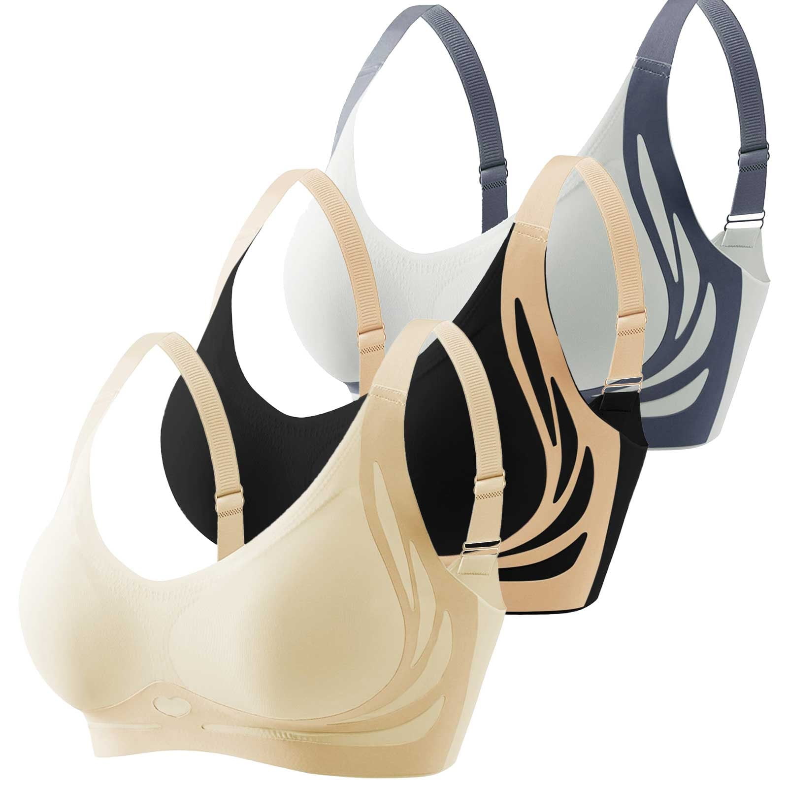 Bras for Women Wirefree Smoothing Available wireless Anti Sagging Full ...