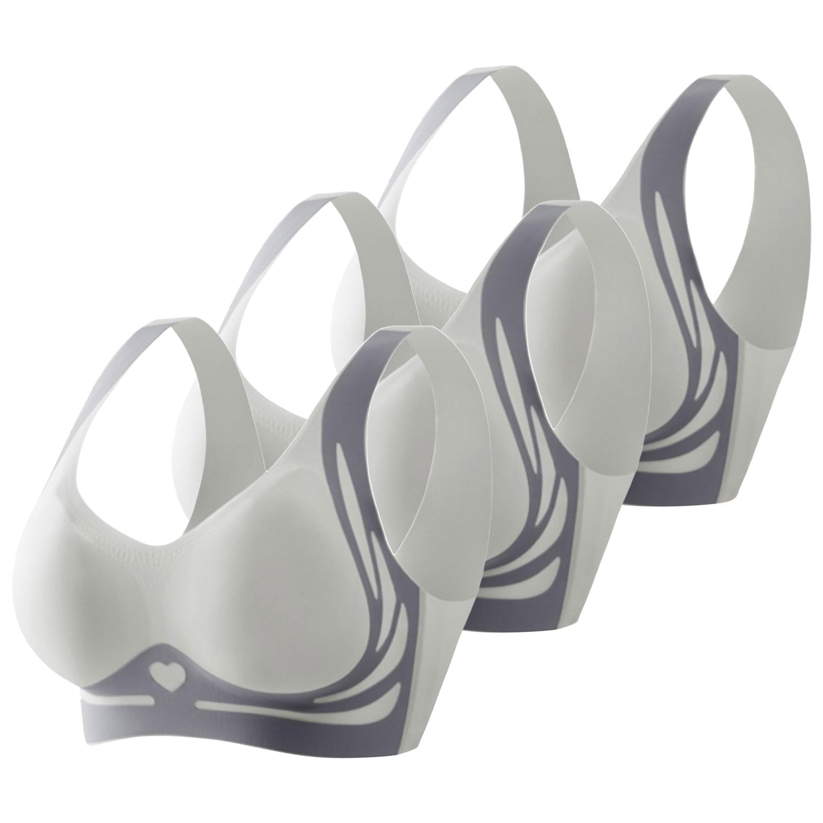 Bras for Women Wirefree Smoothing Available wireless Anti Sagging Full ...