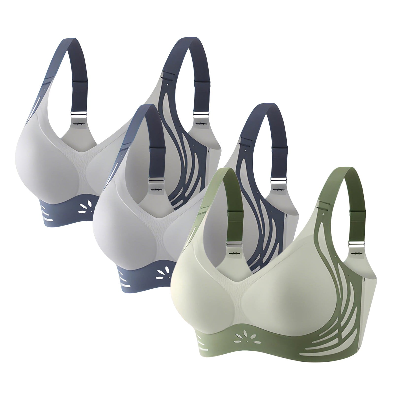 Bras for Women Wirefree Smoothing Available wireless Gather Soft ...