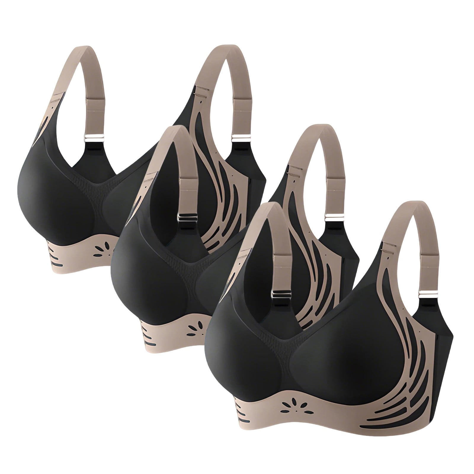 Bras for Women Wirefree Smoothing Available wireless Gather Soft ...