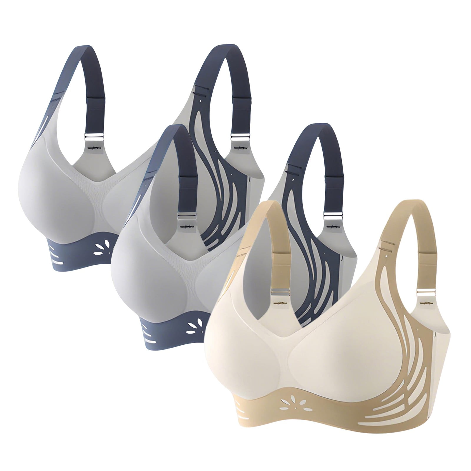 Bras for Women Wirefree Smoothing Available wireless Gather Soft ...