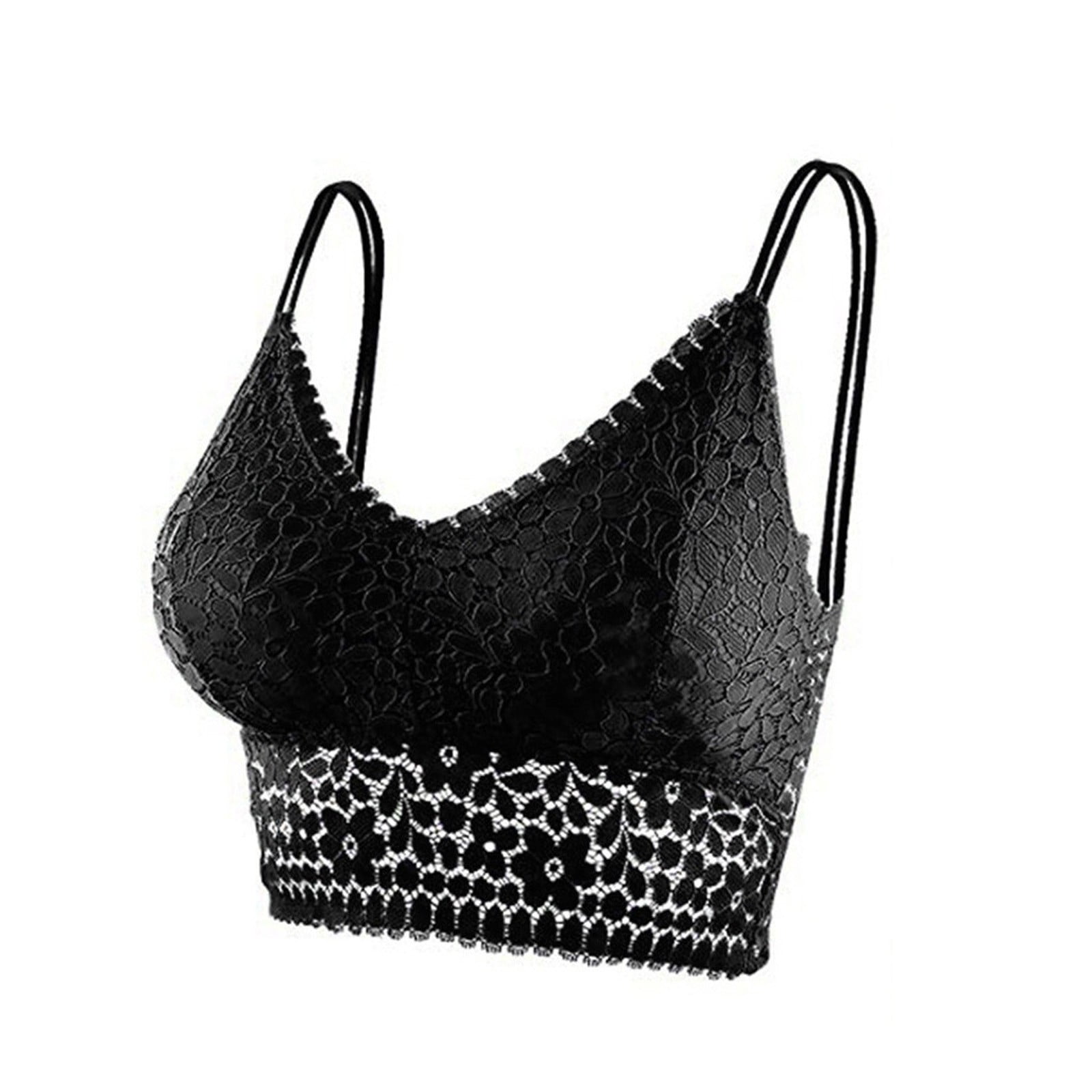 Bras for Women Wirefree Smoothing Available wireless Lace Camisole ...