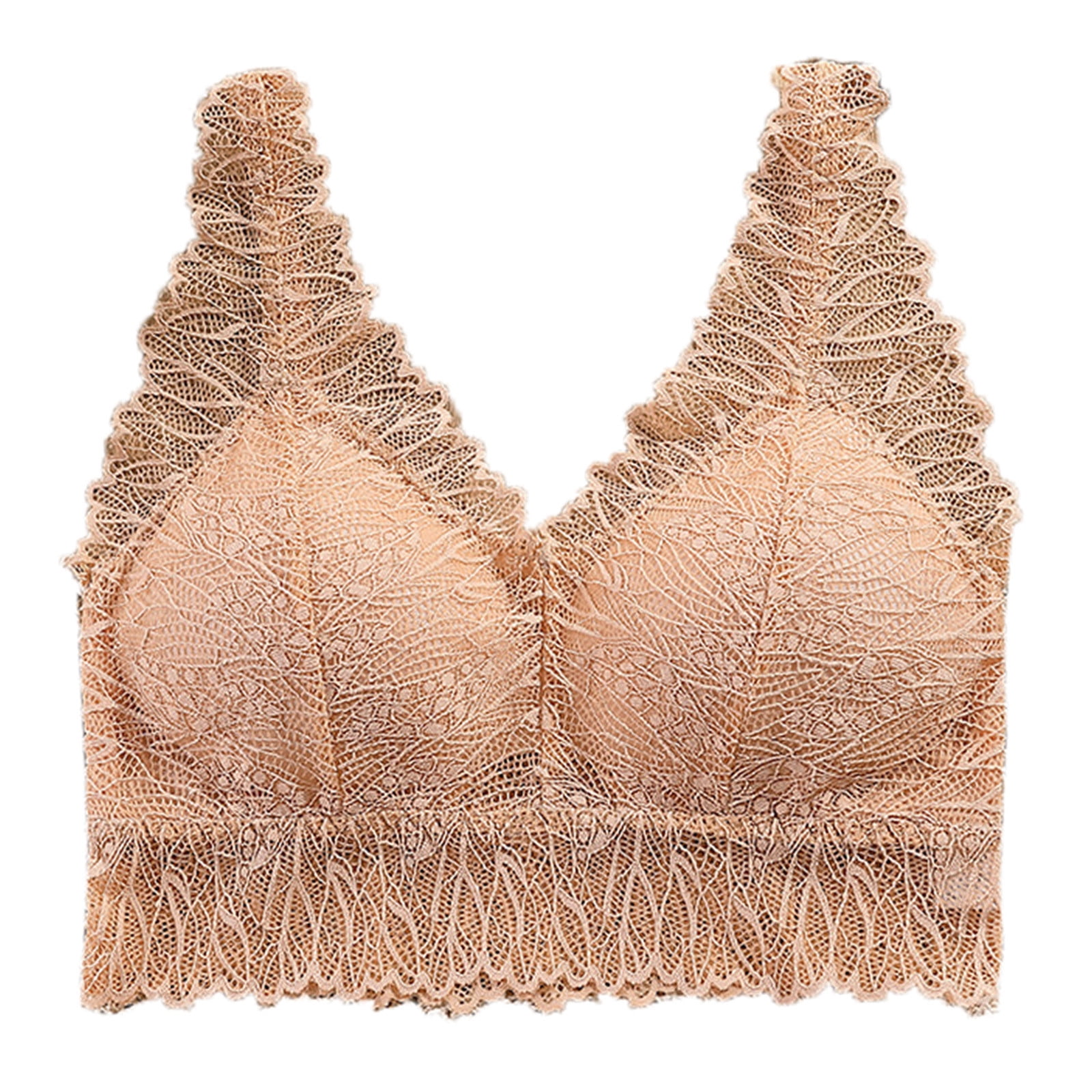 Bras for Women Wirefree Smoothing Available wireless Lace Chest Tube ...