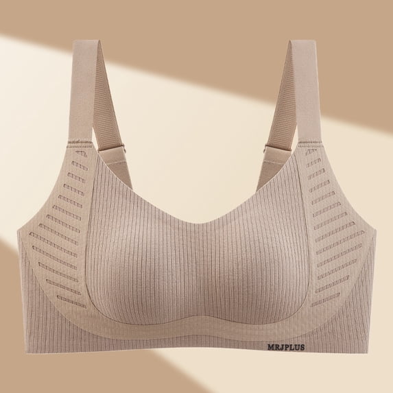 Bras for Women Wireless Supportive Full Coverage Correction Anti ...