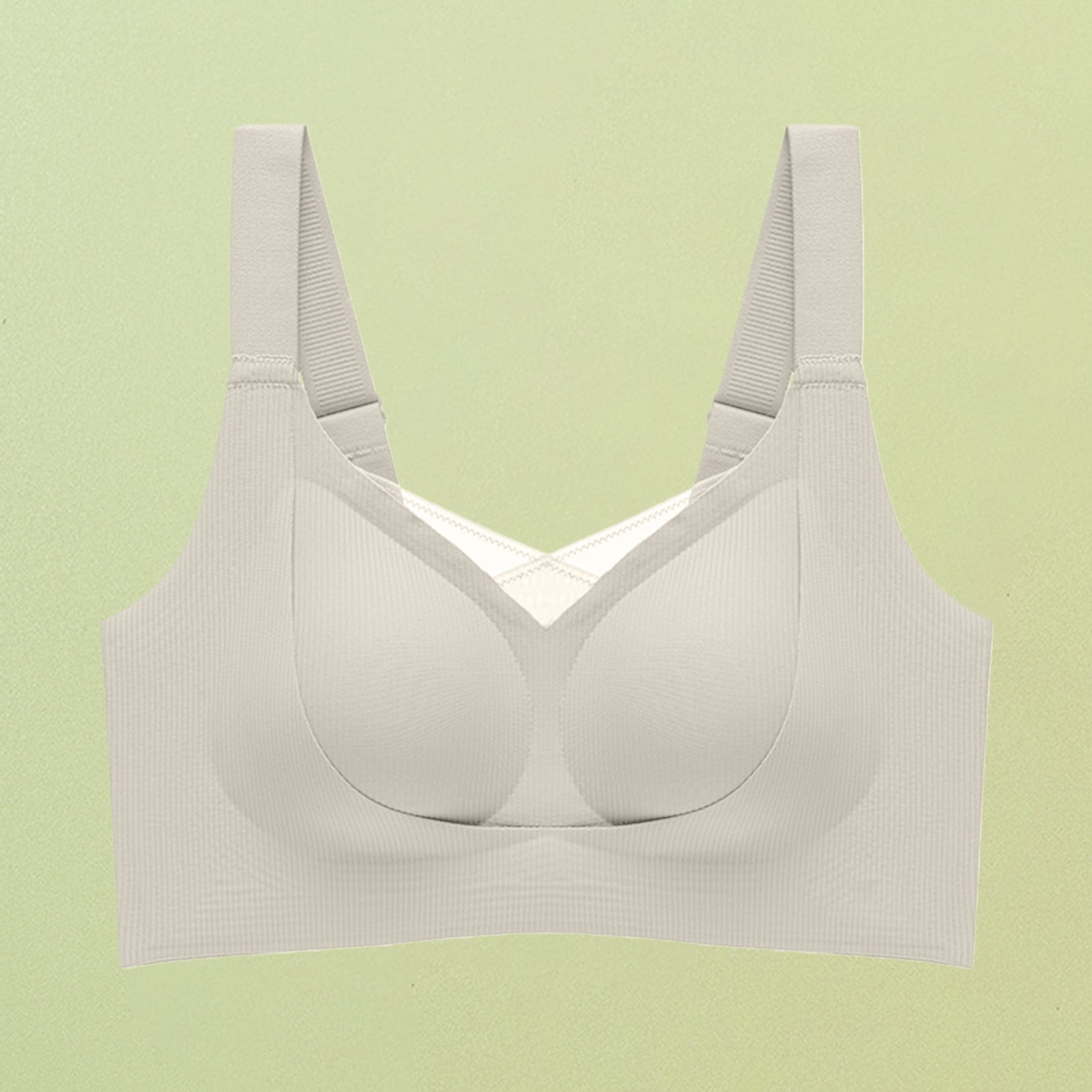 Bras for Women Wireless Supportive Full Coverage Correction Anti ...